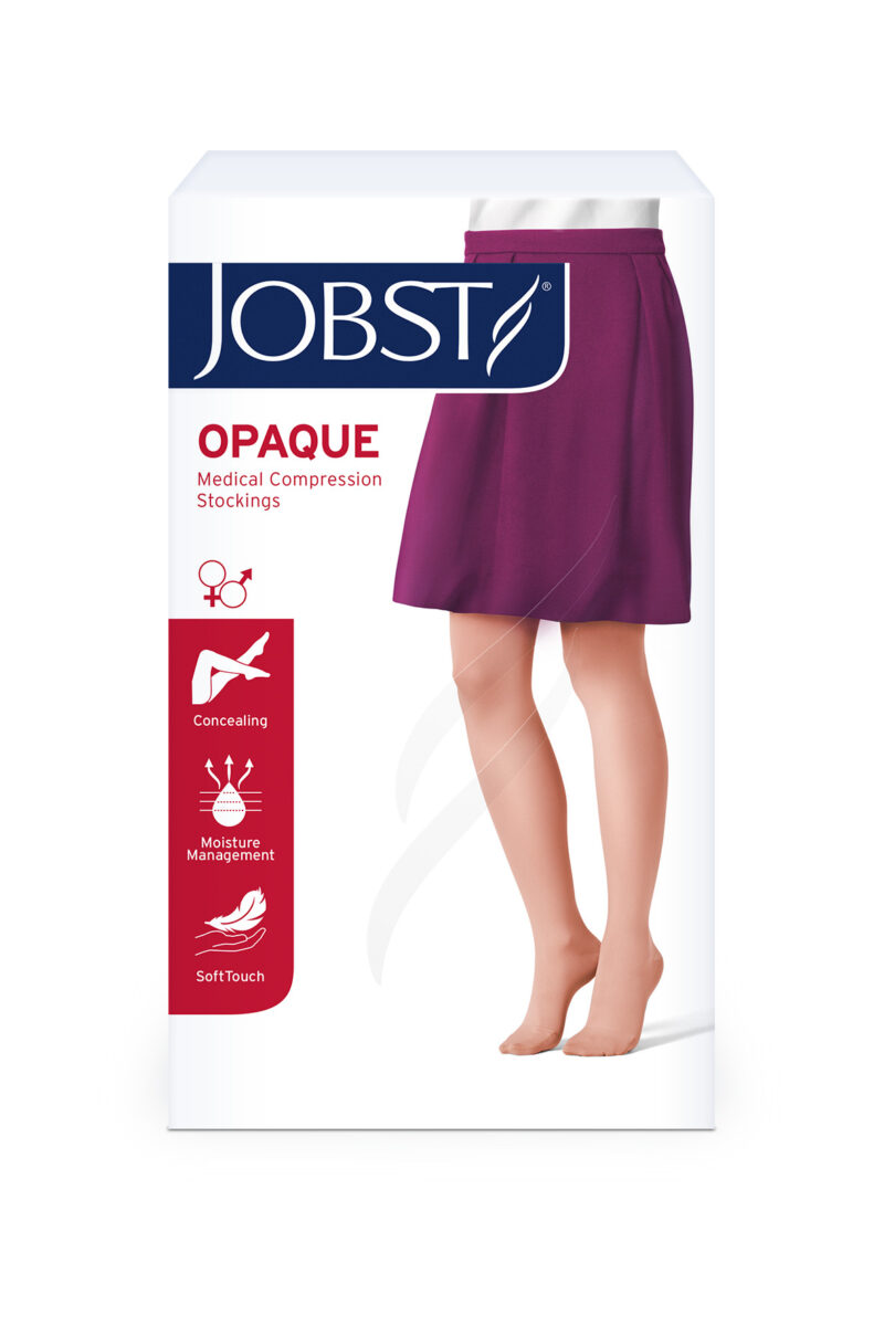 Jobst Opaque, Medical Knee High, Open toe - Trainers Choice Stockings